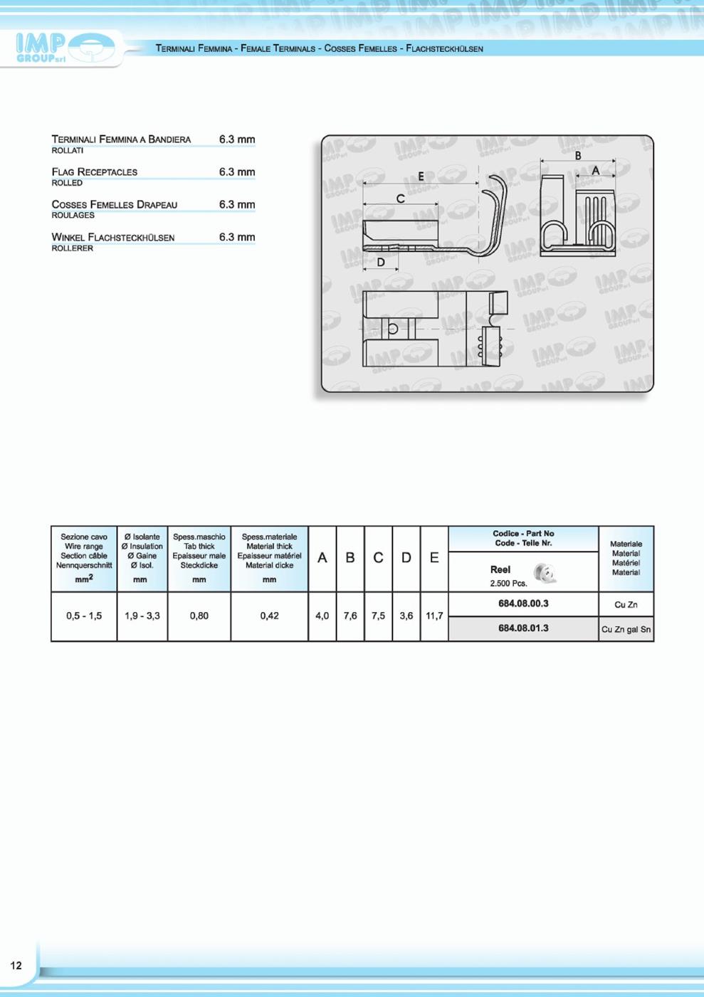 catalogo-imp-group-blu16 - IMP GROUP - terminals, connectors, fuses ...