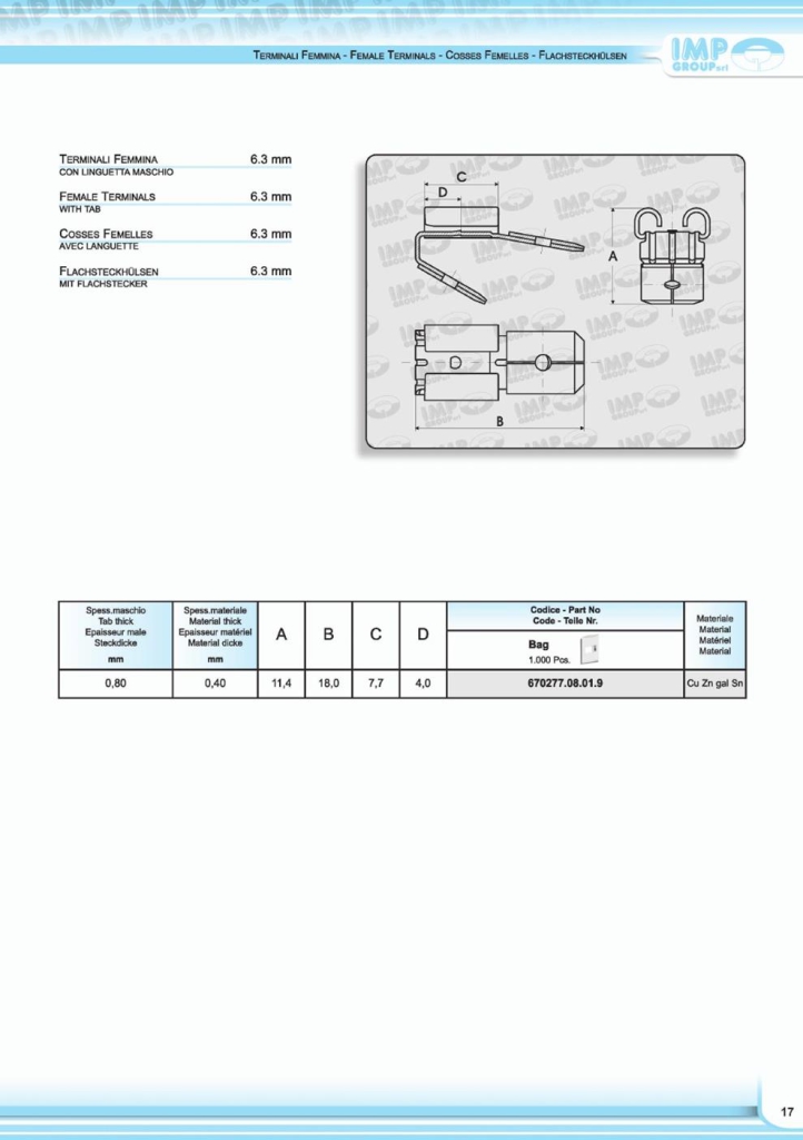 catalogo-imp-group-blu21 - IMP GROUP - terminals, connectors, fuses ...