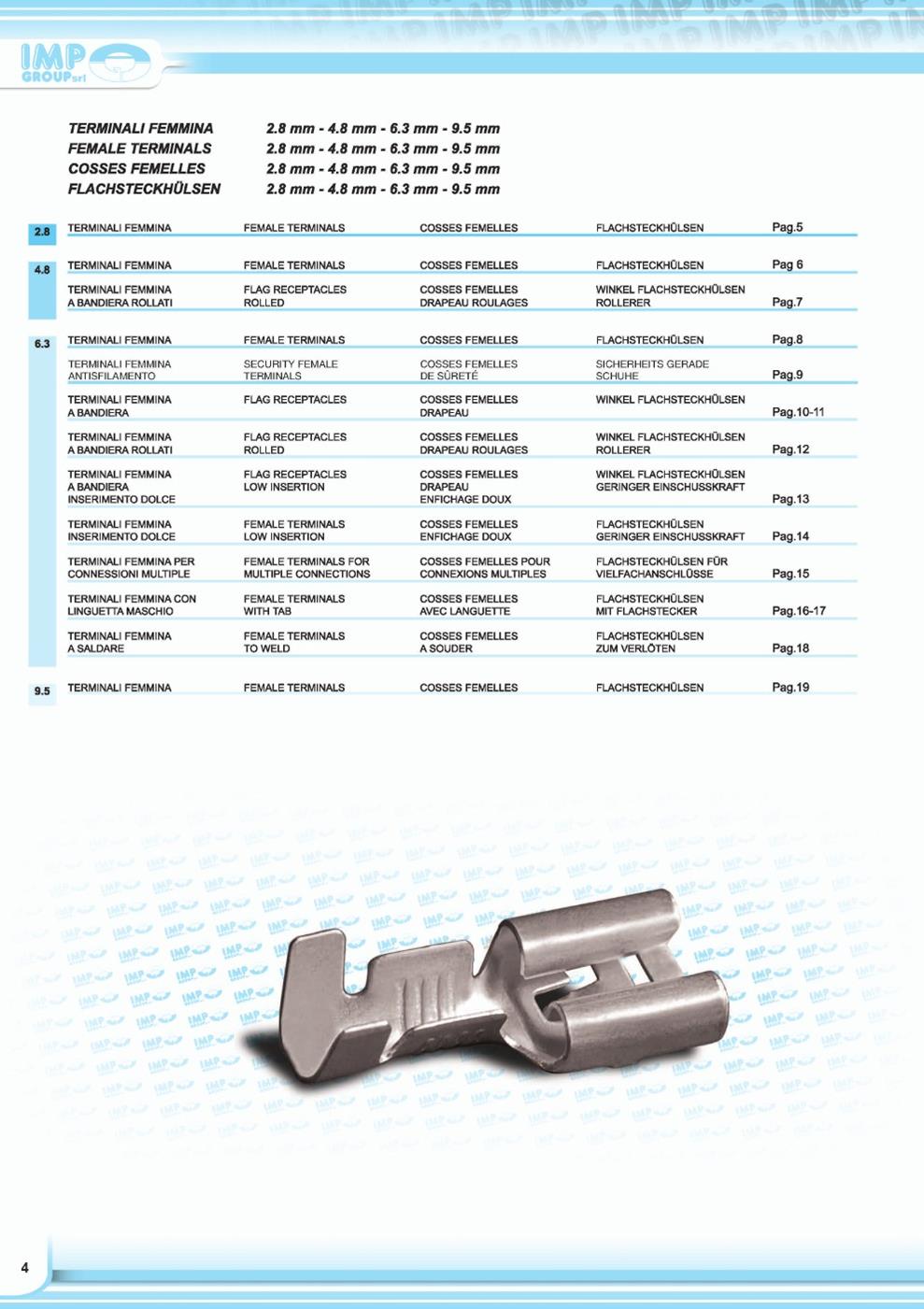 catalogo-imp-group-blu8 - IMP GROUP - terminals, connectors, fuses ...