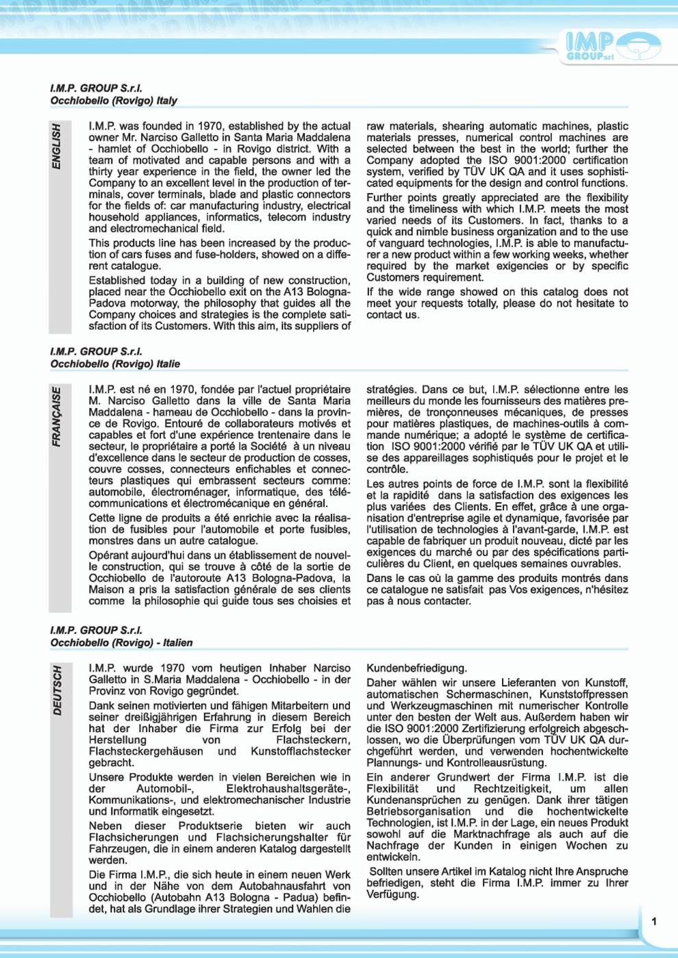 imp-group-catalogo-grigio5 - IMP GROUP - terminals, connectors, fuses ...