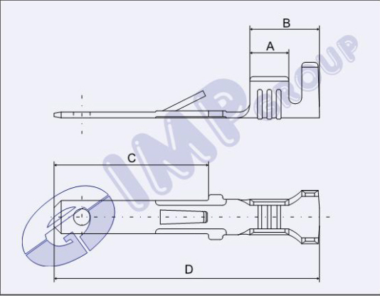 Male Terminals For Multiple Connections - IMP GROUP - terminals ...