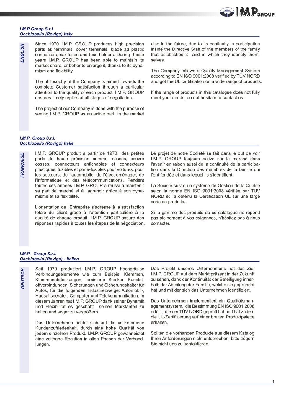 imp-grouppage3_zoom - IMP GROUP - terminals, connectors, fuses, cosses ...