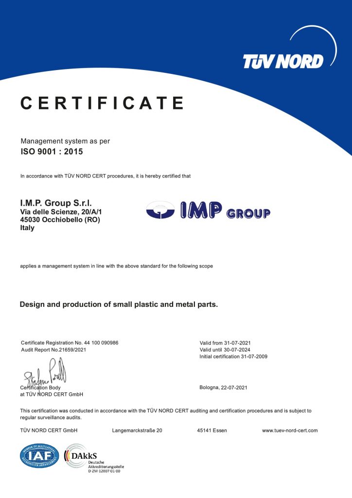 certificato-tuv-nord-ISO9001-Inglese - IMP GROUP - terminals ...
